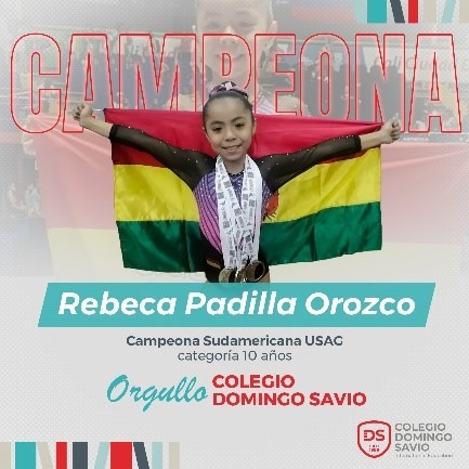 Orgullo Domingo Savio: Rebeca Padilla Orozco - Colegio Domingo Savio